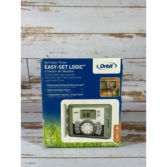 Orbit | Other | Orbit 4station Easyset Logic Outdoor Swing Panel Sprinkler System57894 | Poshmark
